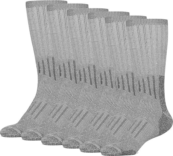 80% Merino Wool Thermal Socks 6 Pairs - Insulated, Warm Winter Boot ...