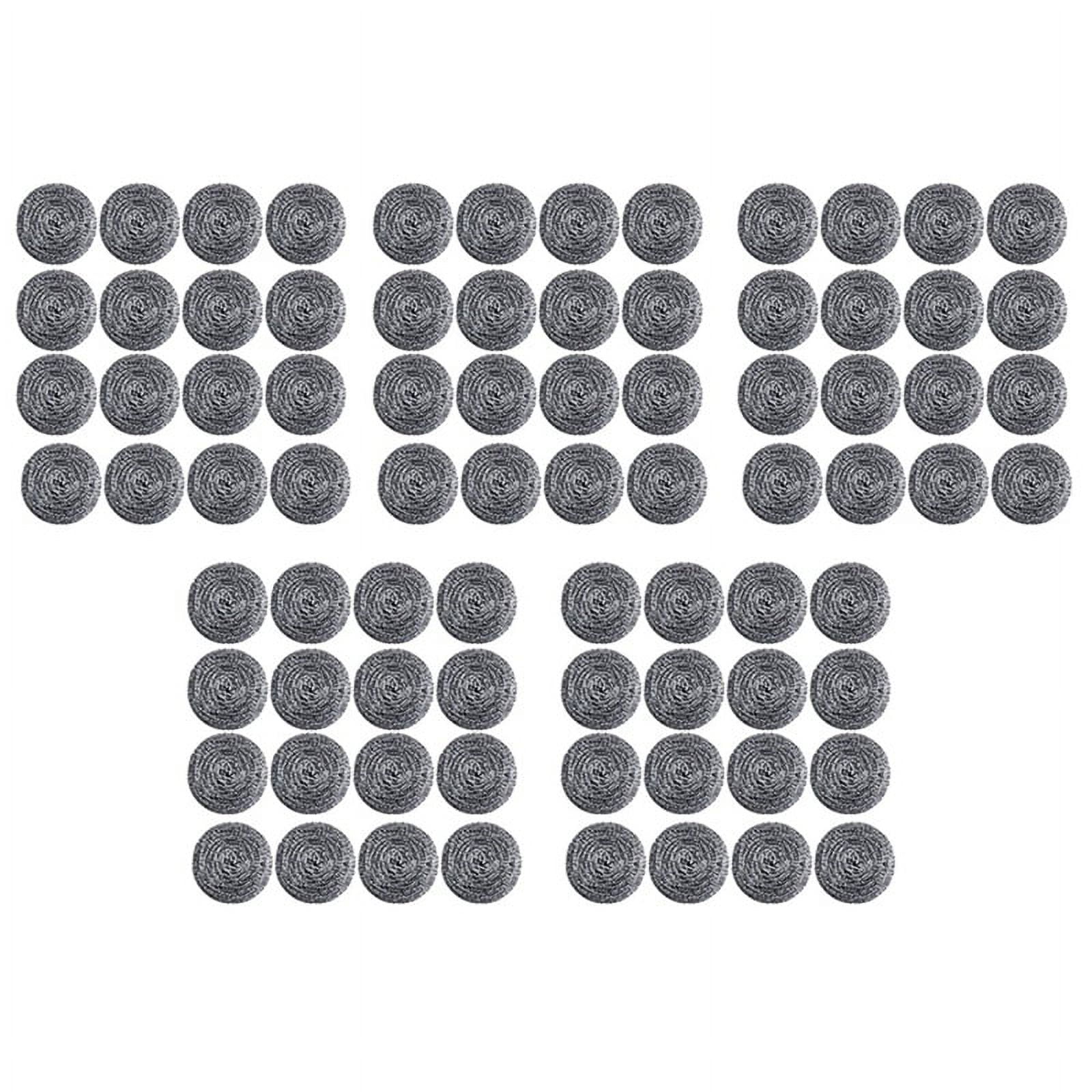 80 PCS Stainless Steel Sponges Scrubbers, Utensil Scrubber Scouring ...