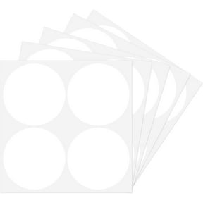 White Circle Stickers