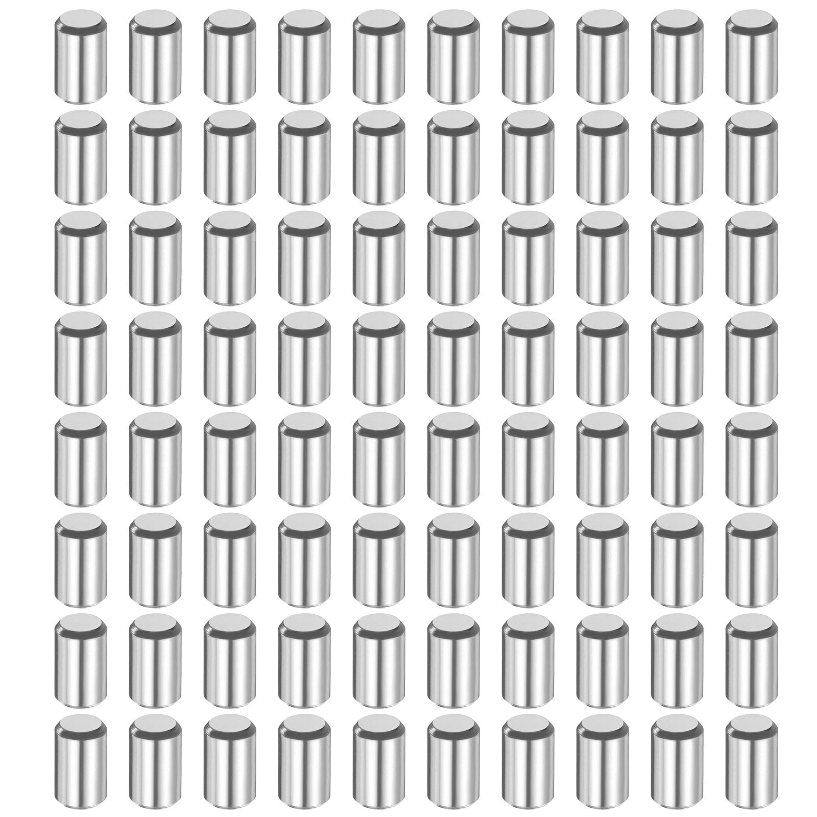 80 Pack 4 mm x 6 mm Dowel Pins, 316L Stainless Steel Cylindrical Dowel ...