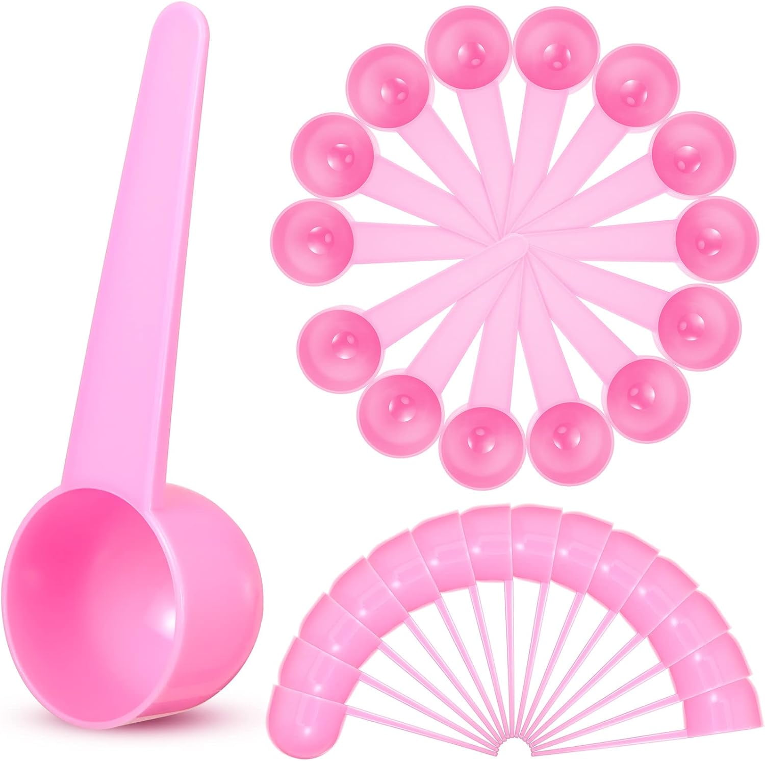 80 Pack Plastic Tablespoon Measuring Spoons Bulk (20 ml | 20 Cc | 1.33 ...