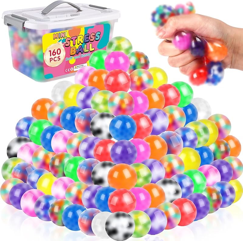 80 Pack Stress Balls for Adults, Bulk Squishy Ball, Stress Balls Set ...