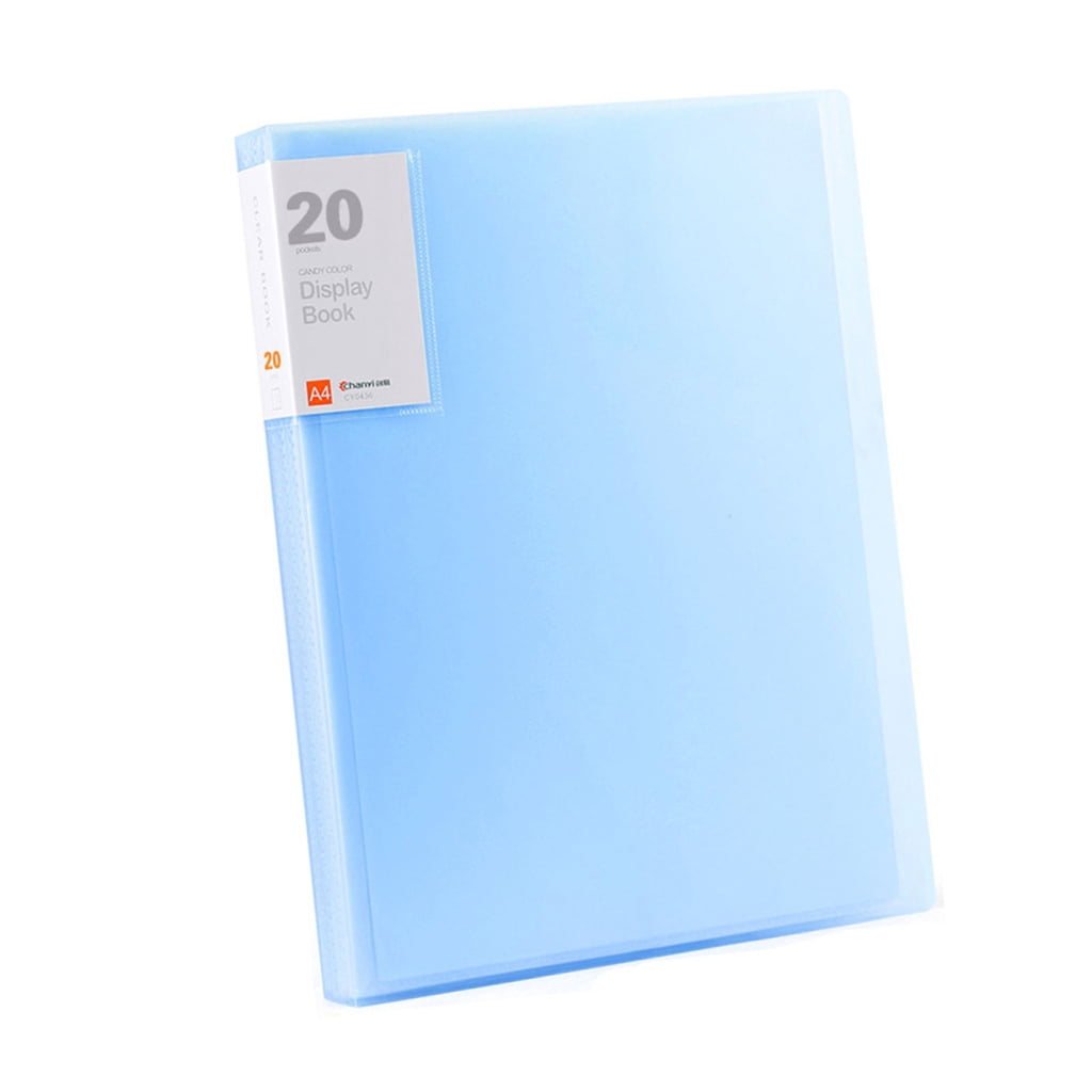 80 Pages File Folder A 4 Clear Test Papers Organizers Large Capacity ...