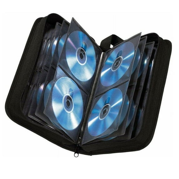 QILINXUAN 80 Pages Album Carrier, Plastic Record Case, CD DVD Blu Ray ...