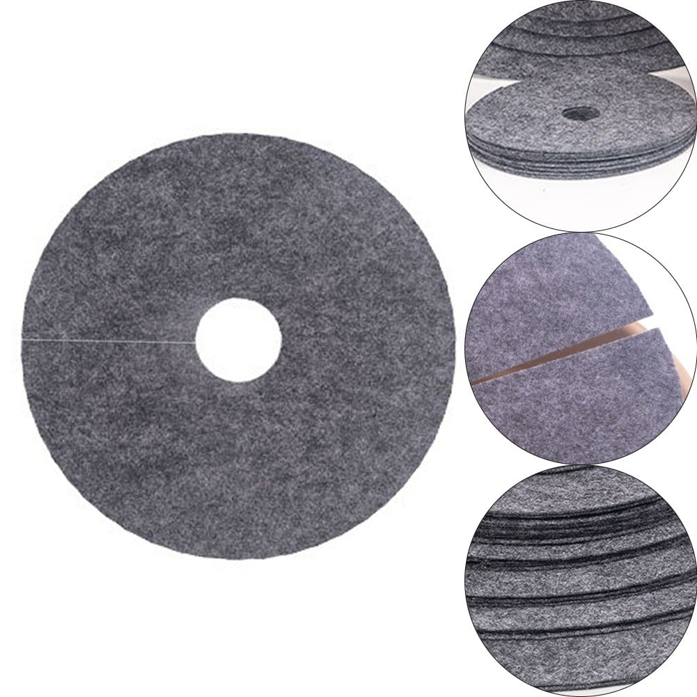 80 Pcs 11.02inches Non-Woven Tree Mulch Ring, Mulch Ring Mat ...