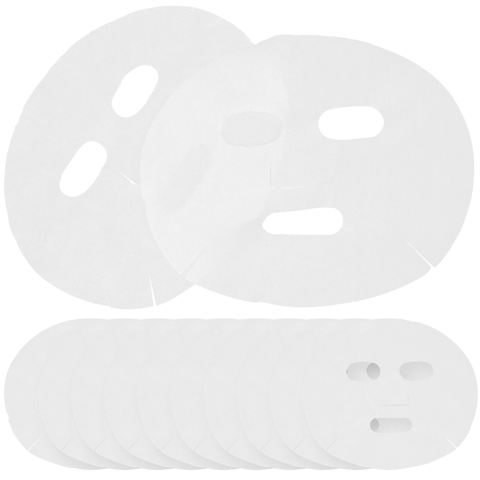 80 Pcs Beauty Pure Cotton Non-woven Wet Compress Mask Masks Disposable ...