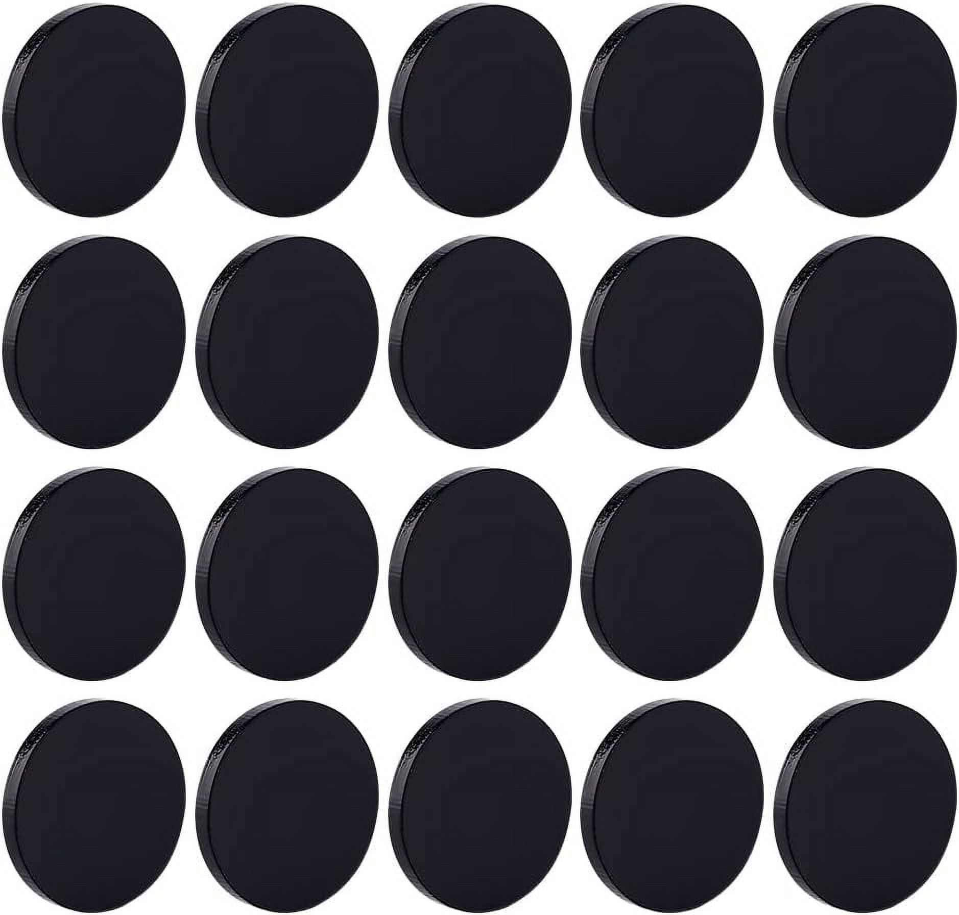 80 Pcs Black Circles Acrylic Sheet 1 inch Circular Miniature Bases ...