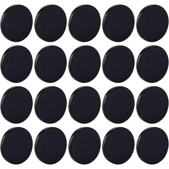 80 Pcs Black Circles Acrylic Sheet 1 inch Circular Miniature Bases ...