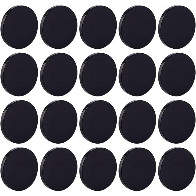 80 Pcs Black Circles Acrylic Sheet 1 inch Circular Miniature Bases ...