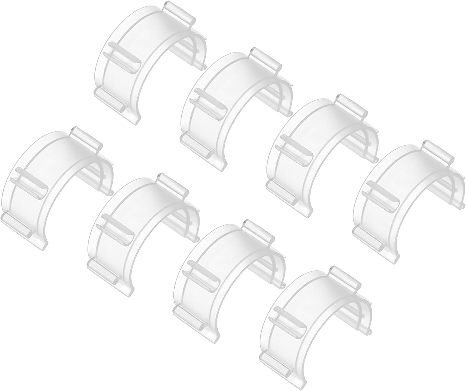 80 Pcs Bobbin Clips Sewing Small Clear Bobbin Holder Kits Plastic ...