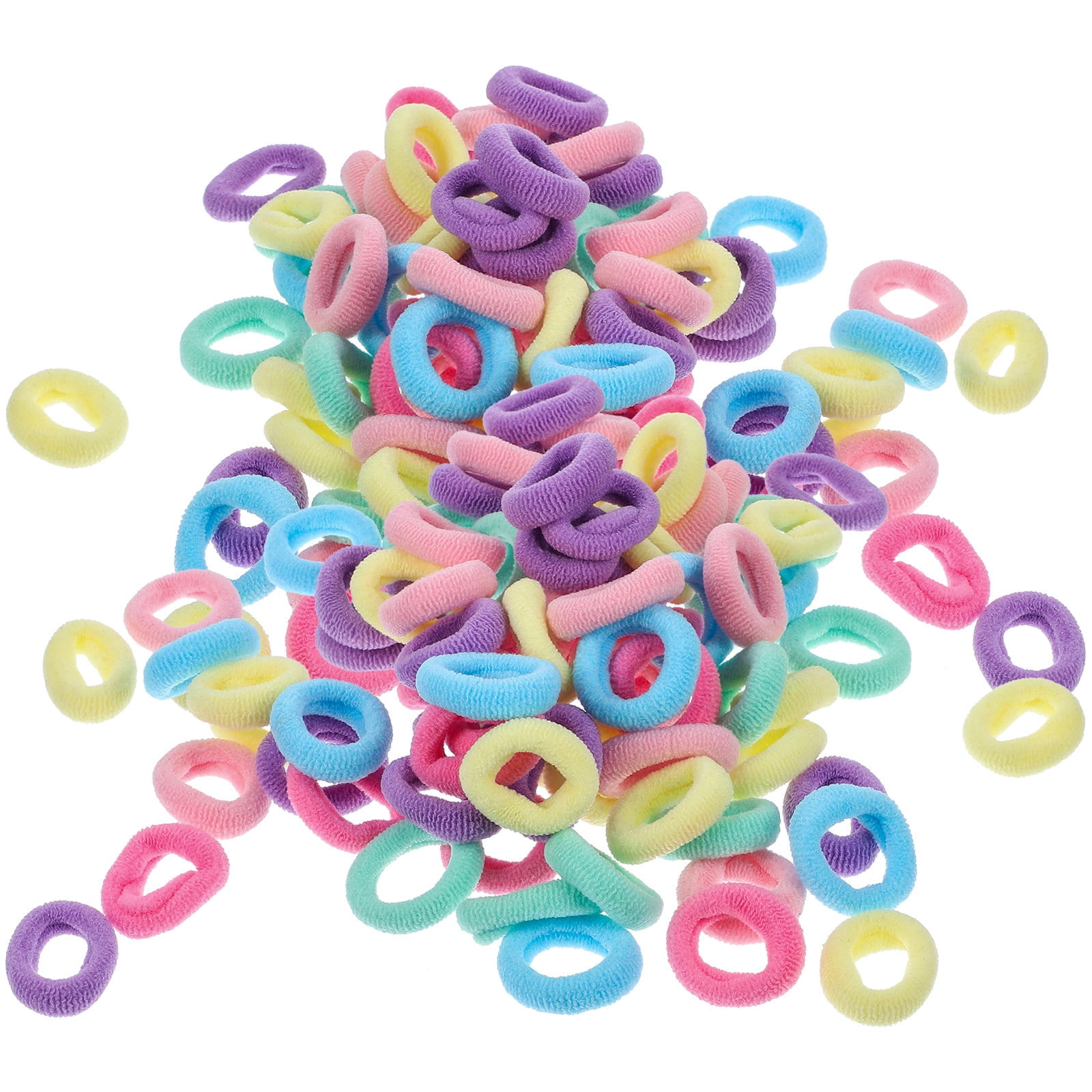 80 Pcs Children's Hair Tie Baby Girl Accessories Ties for Girls Ribbons ...