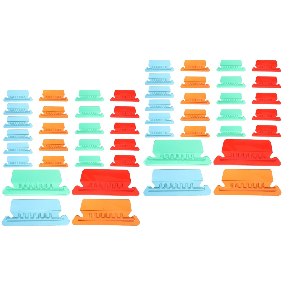 80 Pcs Color Label Hanging Clip Labels Hanging Folder Tabs and Inserts ...