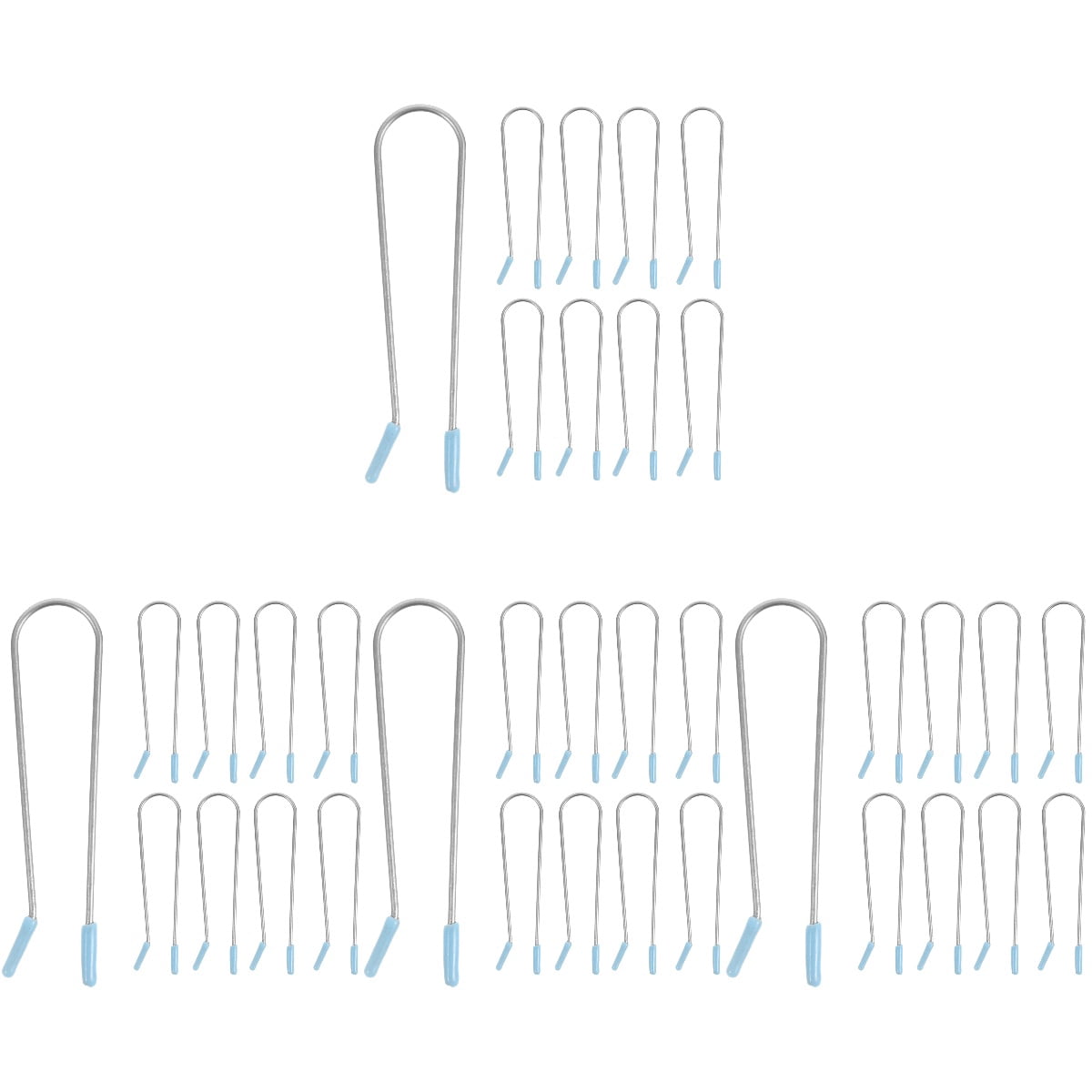 80 Pcs Curl Holder Hair Pin Fixing Clips Hot Rollers for Hair Electric ...