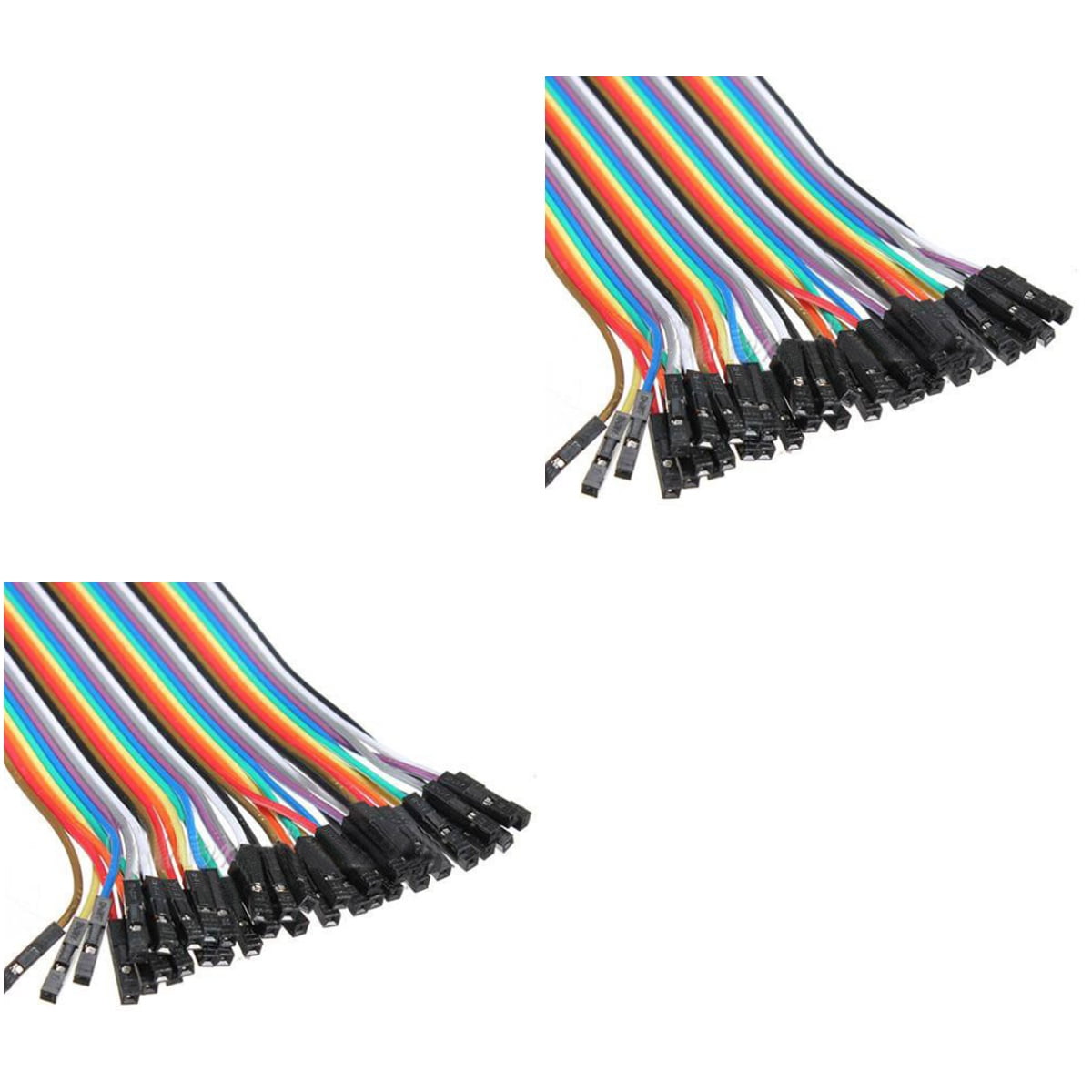 80 Pcs Electrical Wire Connectors Female to Female Jumper Wires Jumper ...