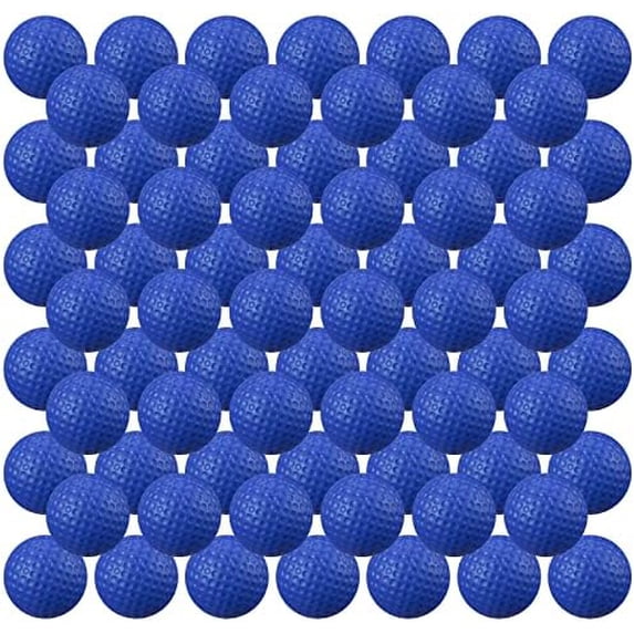 80 Pcs Foam Golf Balls Rubber Practice Balls Realistic Feel and Flight ...
