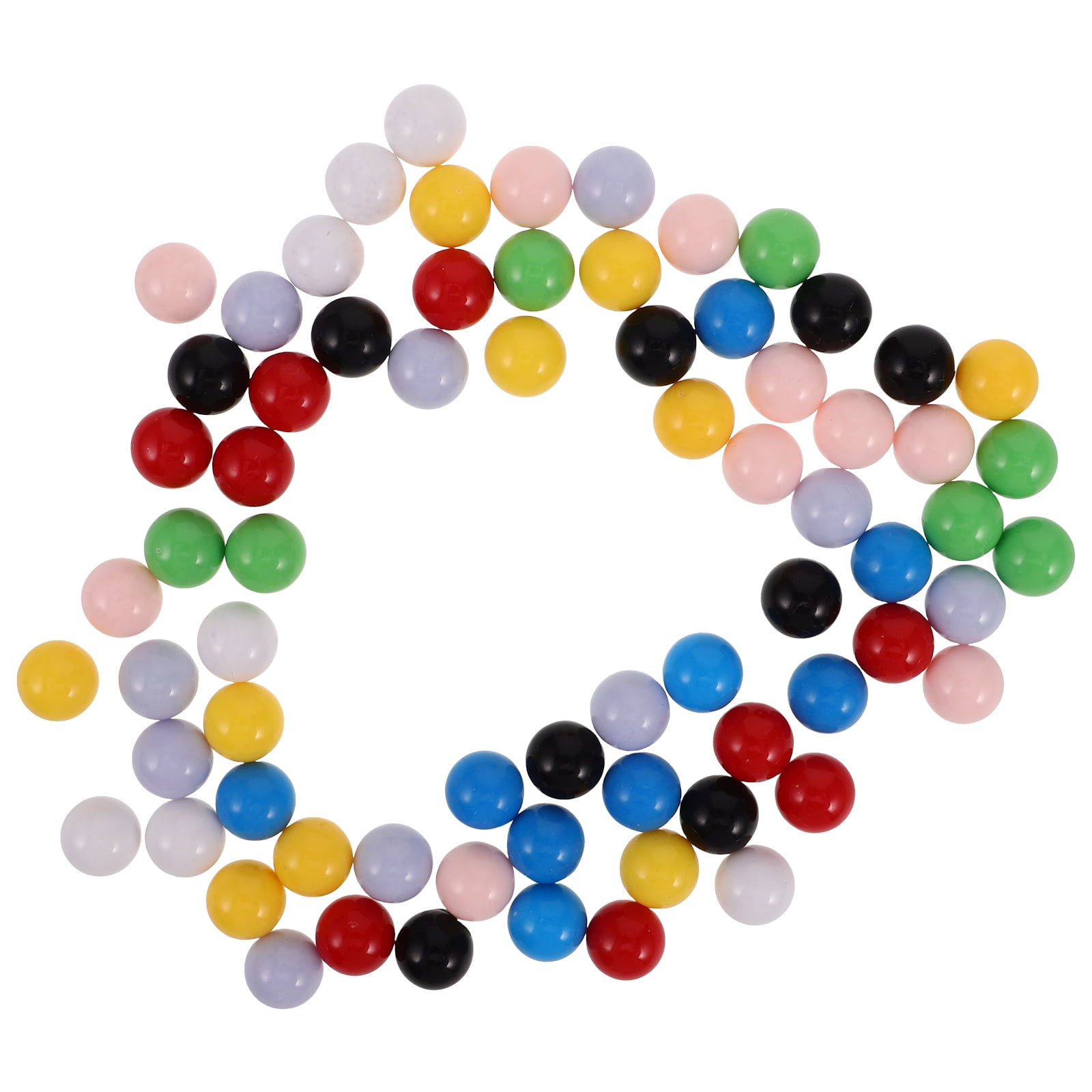 80 Pcs Game Replacement Marbles Plastic Colored Game Balls 12mm Game ...