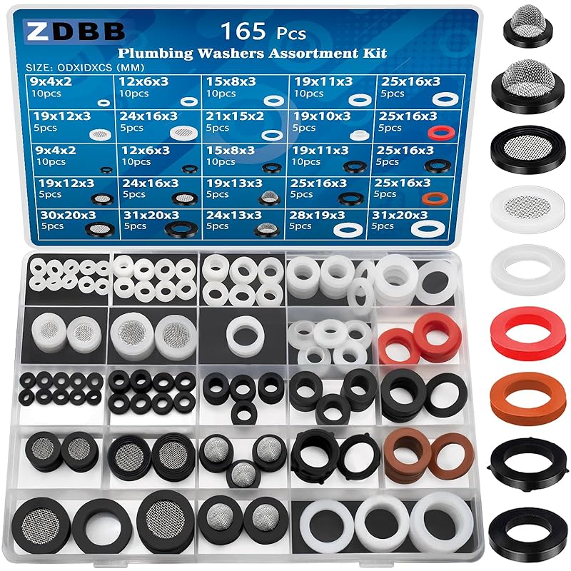 80 Pcs Garden Hose Gasket Rubber Seal, Fits All Standard 3/4 Inch ...