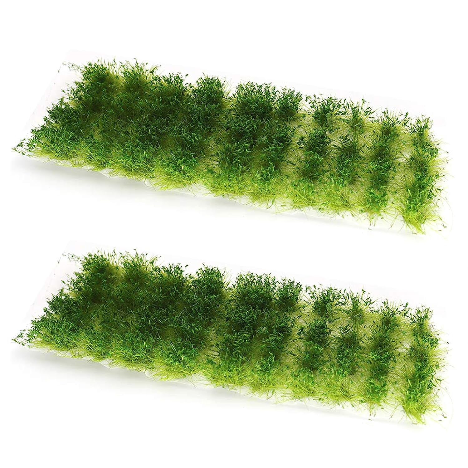 80 Pcs Green Bushy Tufts Lowland Shrubs Tuft Static Grass Vegetation ...