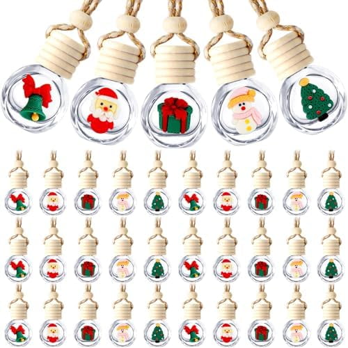 80 Pcs Hanging Car Air Freshener Car Diffuser Bottles Bulk Christmas ...