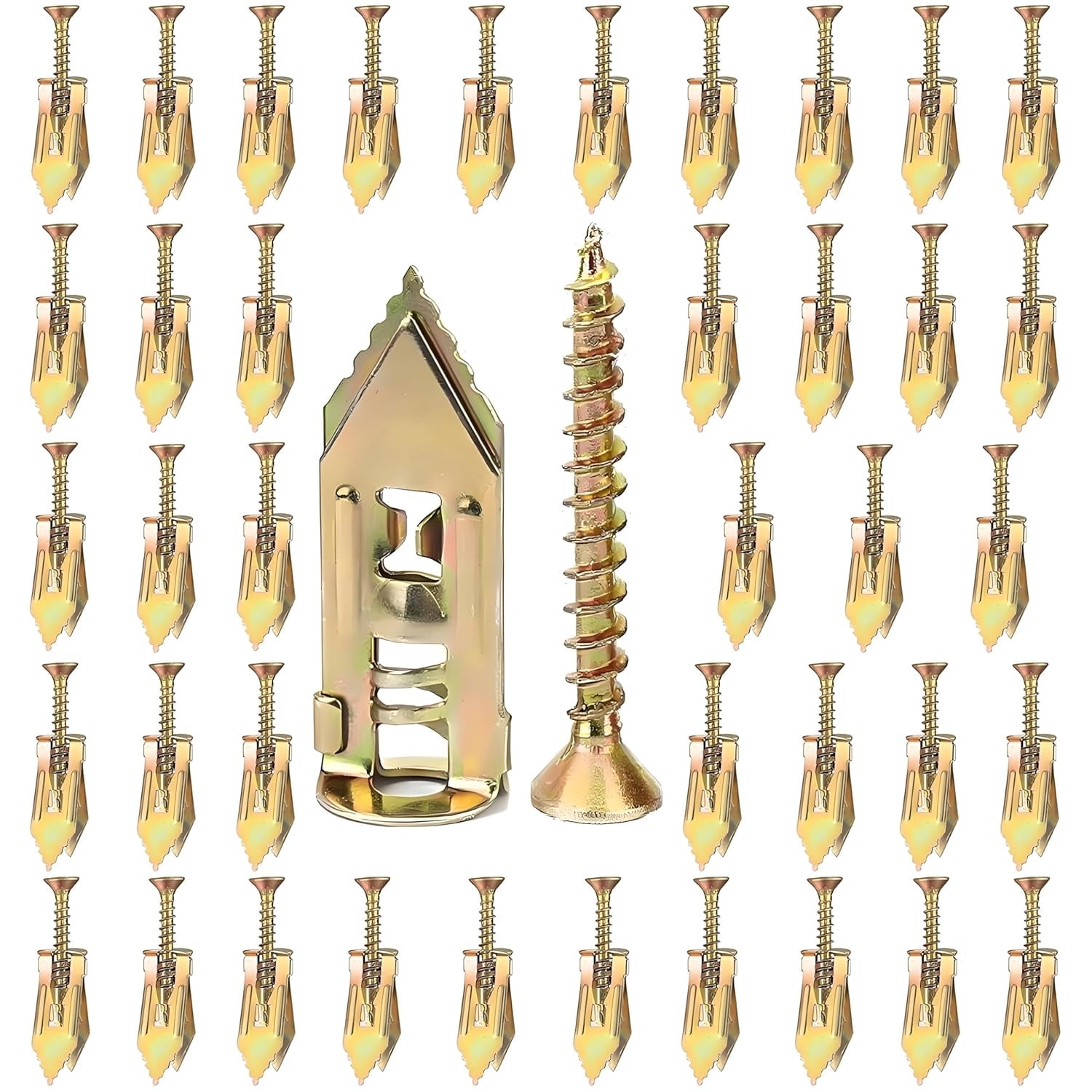 80 Pcs Metal Expansion Bolt for Drywall,Upgrade The Drywall Anchors,No ...