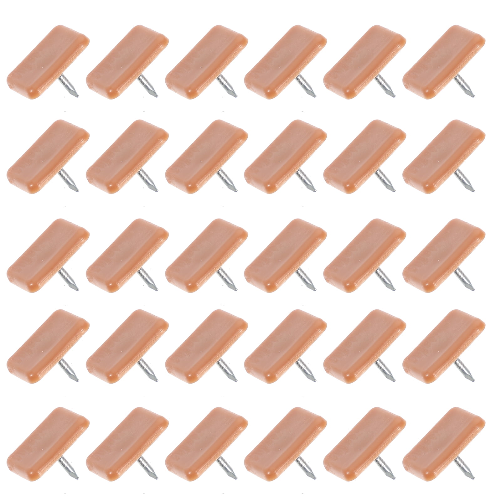 80 Pcs Nails Vanity Chairs Home Drawer Sliding Rectangular Plastic Tack ...