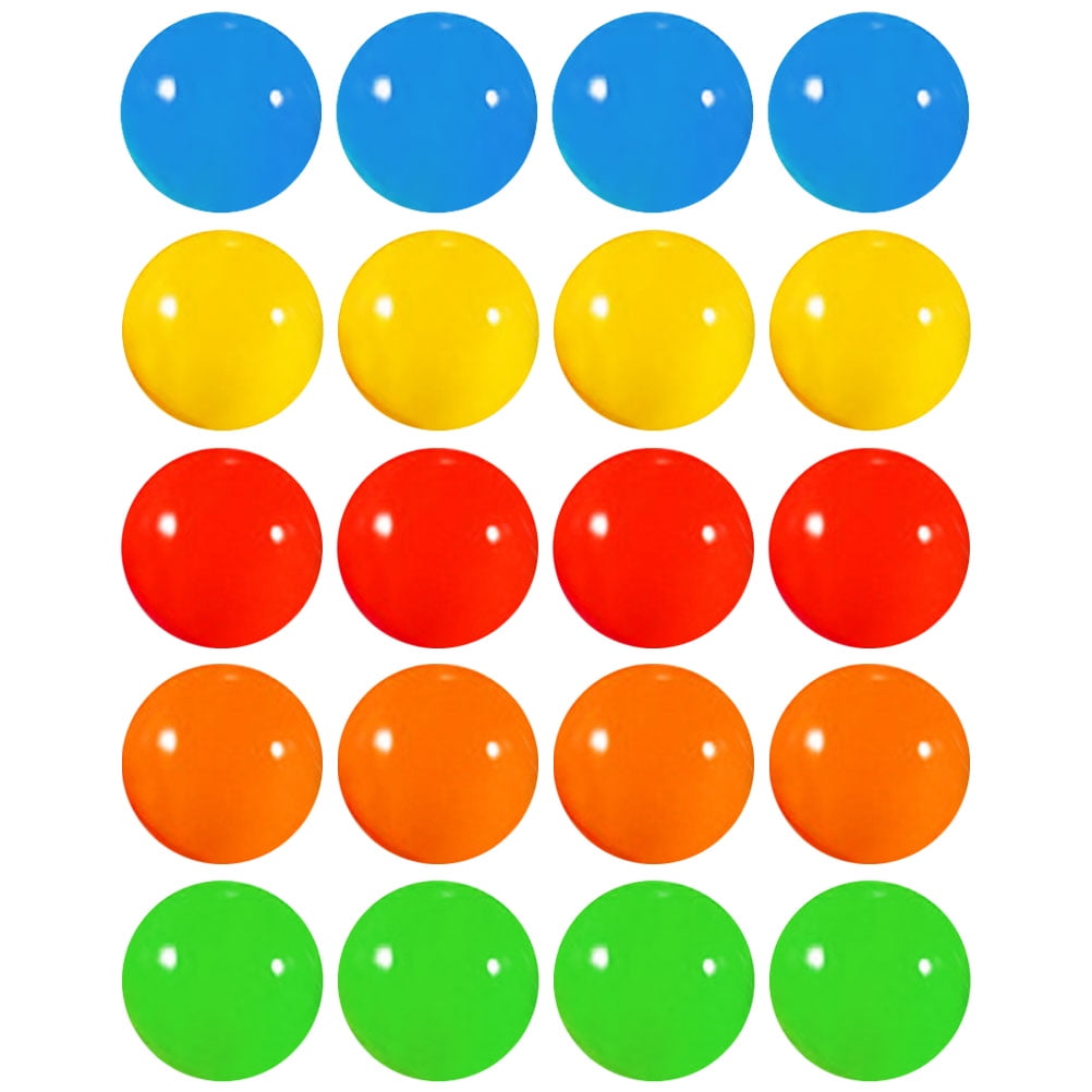 80 Pcs Party Accessory Raffle Drawing Balls Plastic Sphere for Game Use ...