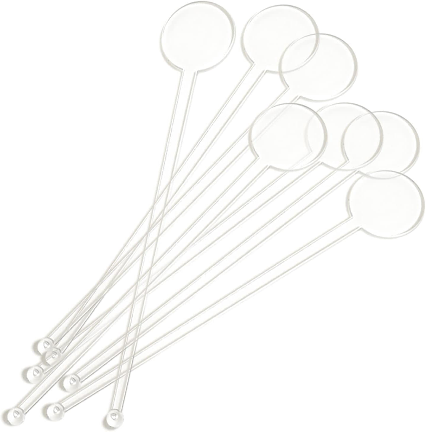 80 Pcs Plastic Drink Stirrers Cocktail, MODANU Black Cocktail Mixer ...