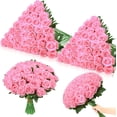 80 Pcs Roses Artificial Flowers, Silk Pink Artificial Flowers Petals ...