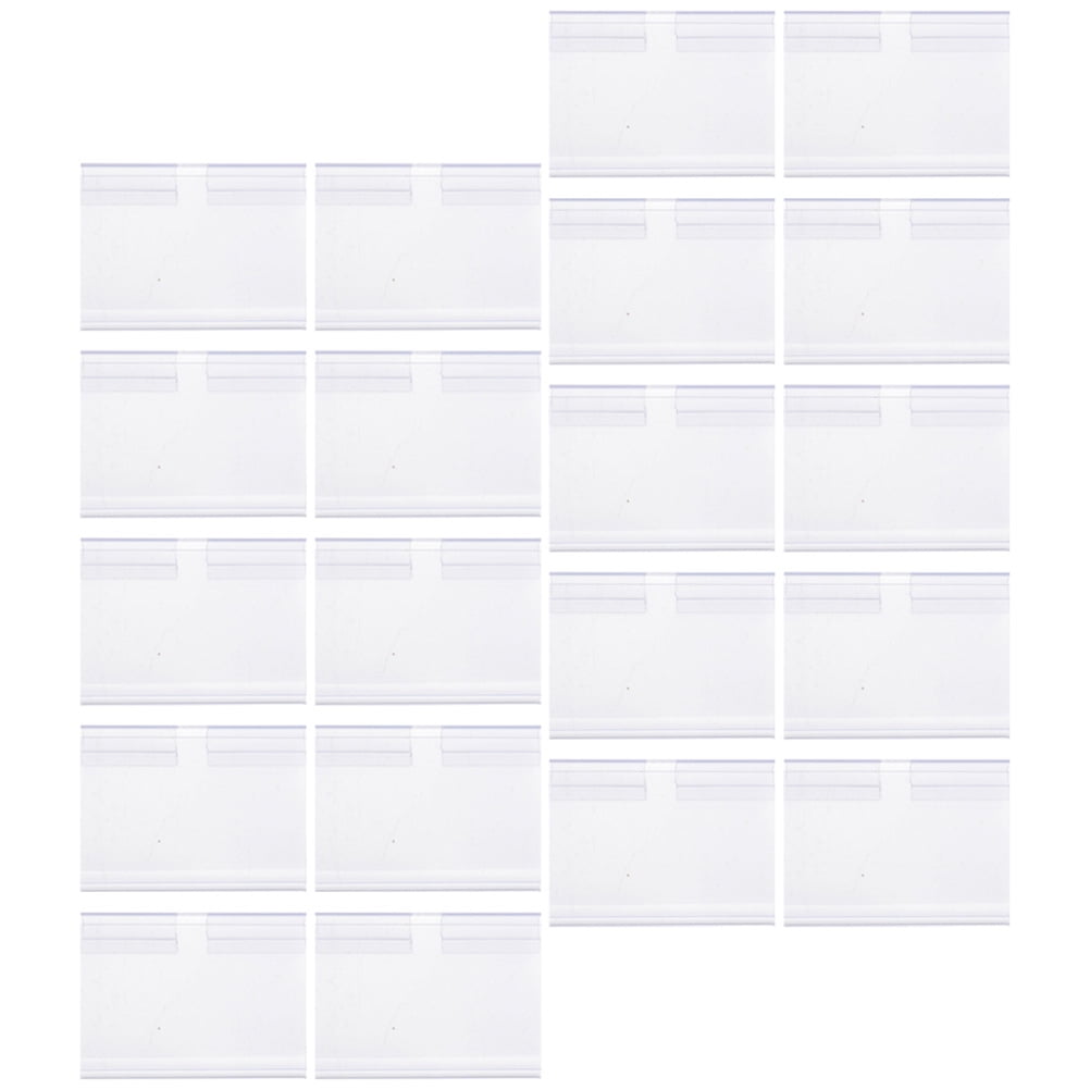 80 Pcs Supermarket Label Shelf Labels Price Tag Display Holder ...