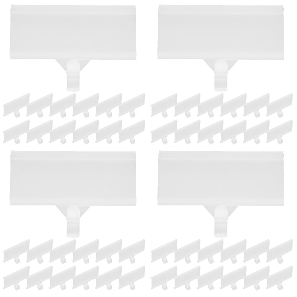 MERRYHAPY Sturdy Plastic Price Tag Holder for Supermarket and Storage ...