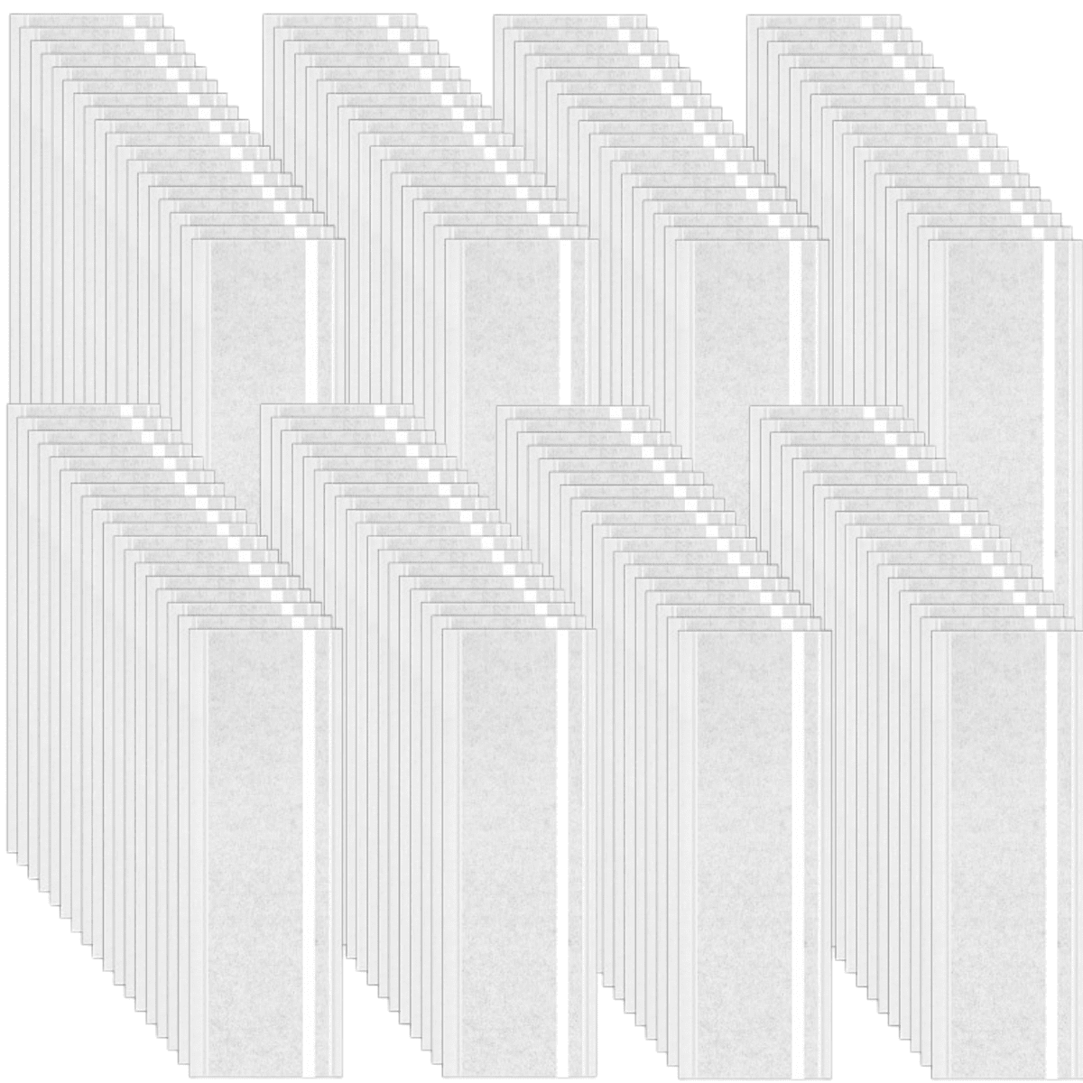 80 Pcs Window Fly Traps for Indoors, 7.9 x 2.8 inch Clear Fly Paper ...