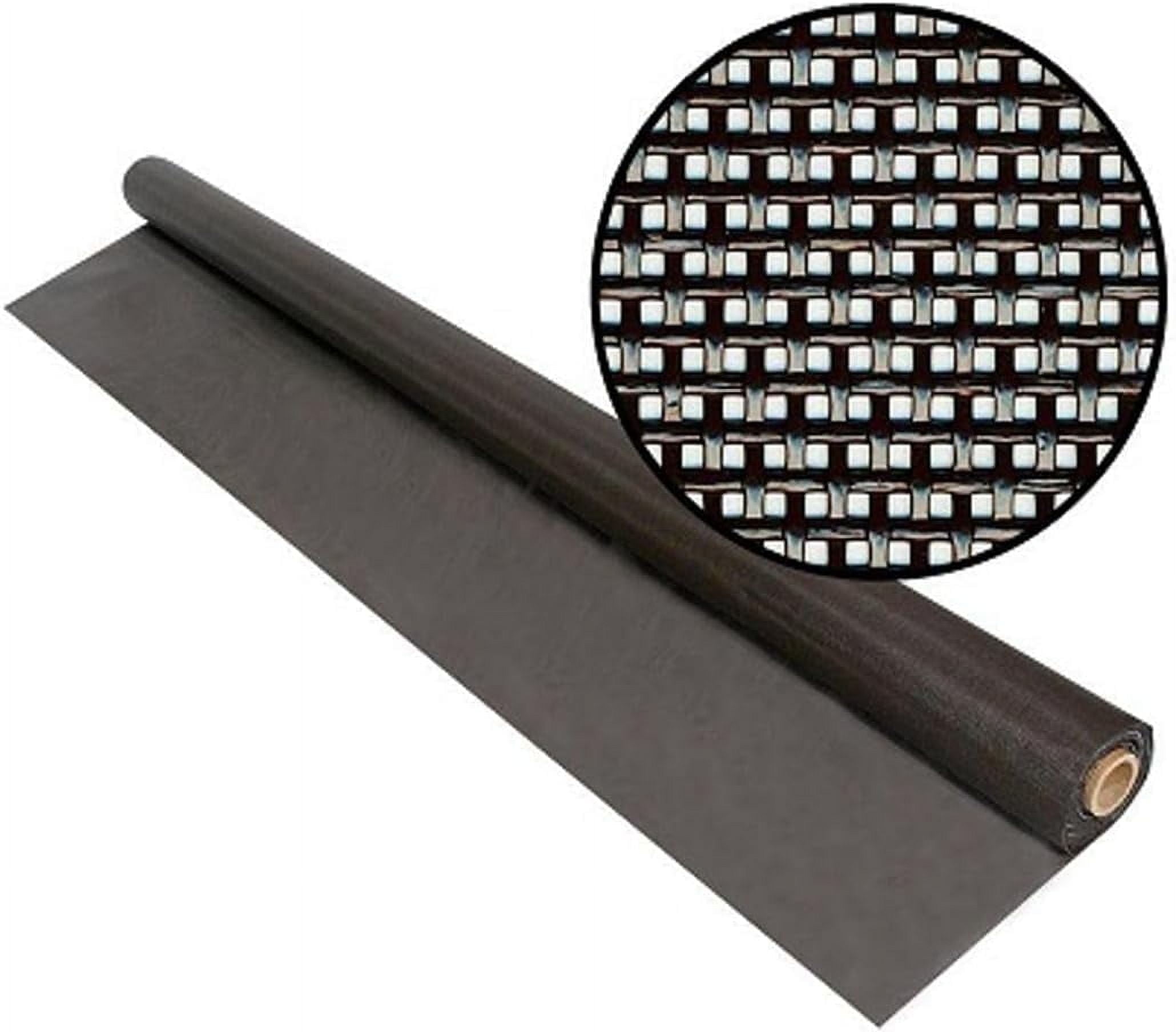 80% Phifer Solar Screen Kit - 60-in x 100-ft - Solar Window Screen Roll ...