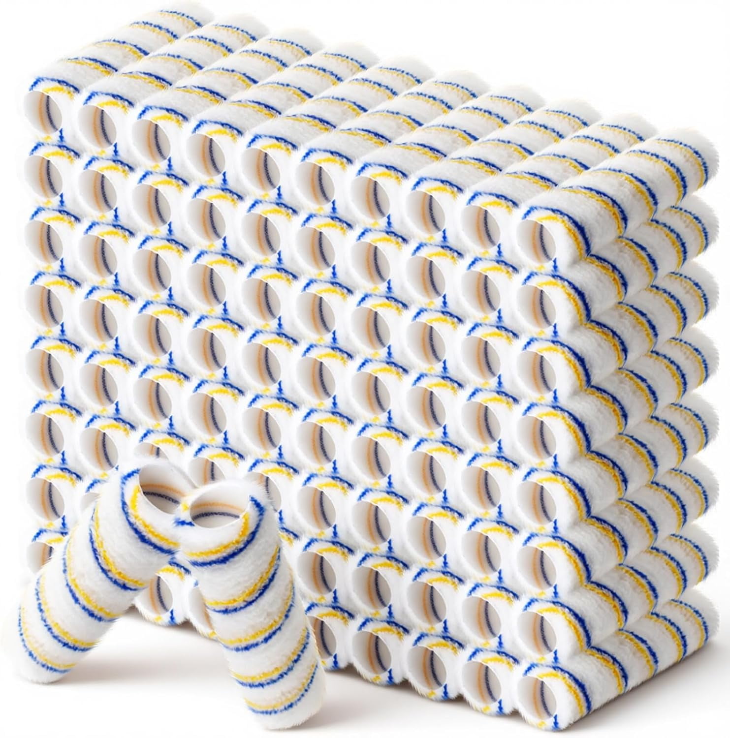 80 Pieces Paint Roller Covers 1/2 x 9 Inch Microfiber Paint Brush ...