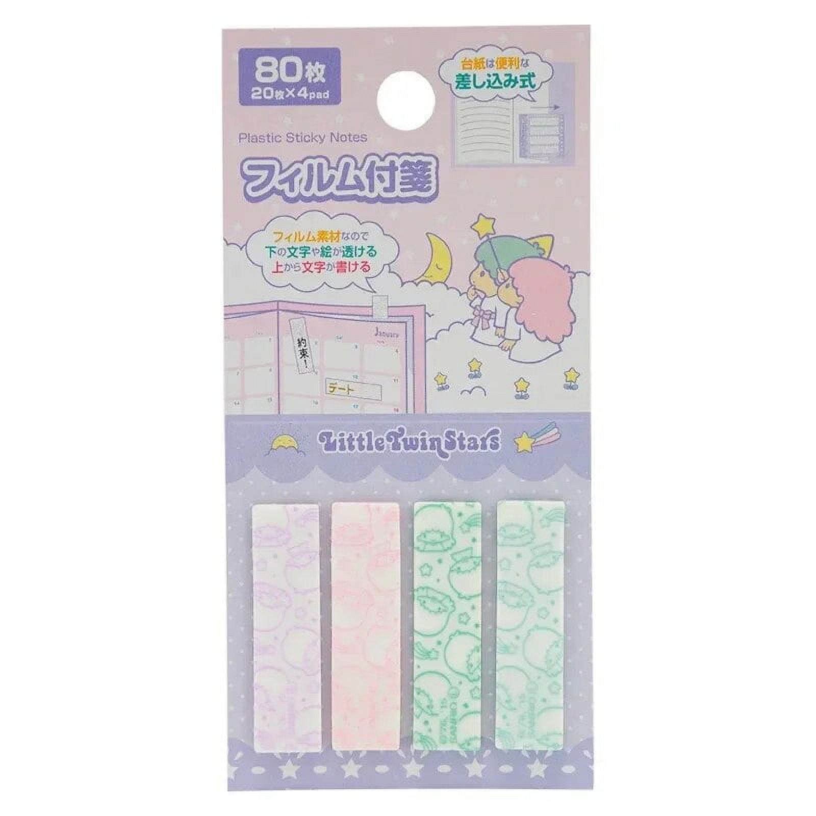 80 Pieces Sanrio Sleeve Index Sticker Kawaii Hello Kitty Melody Trumpet ...