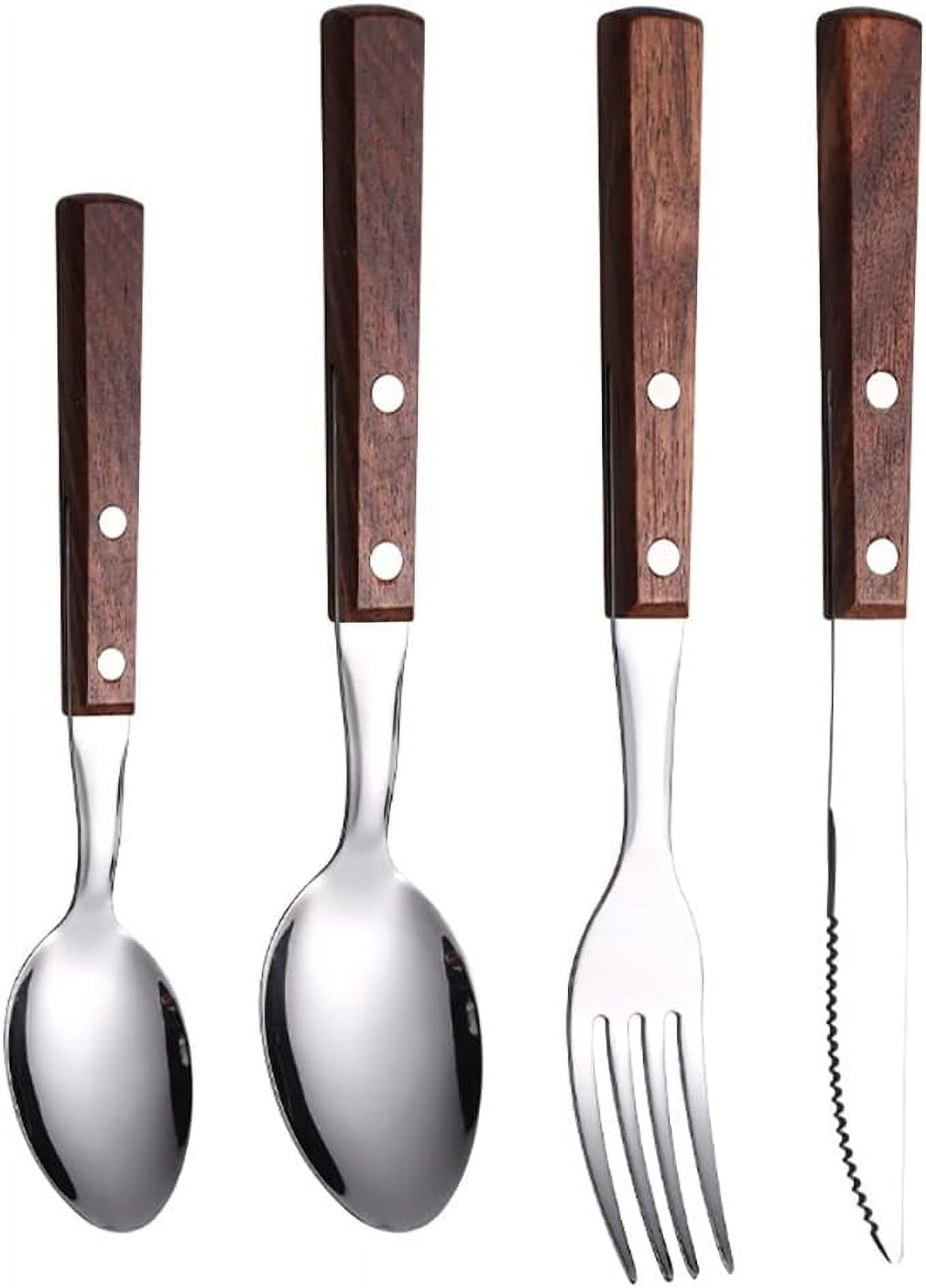 80 Pieces Stainless Steel Flatware Cutlery Set Service for 20 | Quality ...