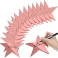 80 Pieces Stars Cutouts Glitter Double Printed Paper Cardboard ...
