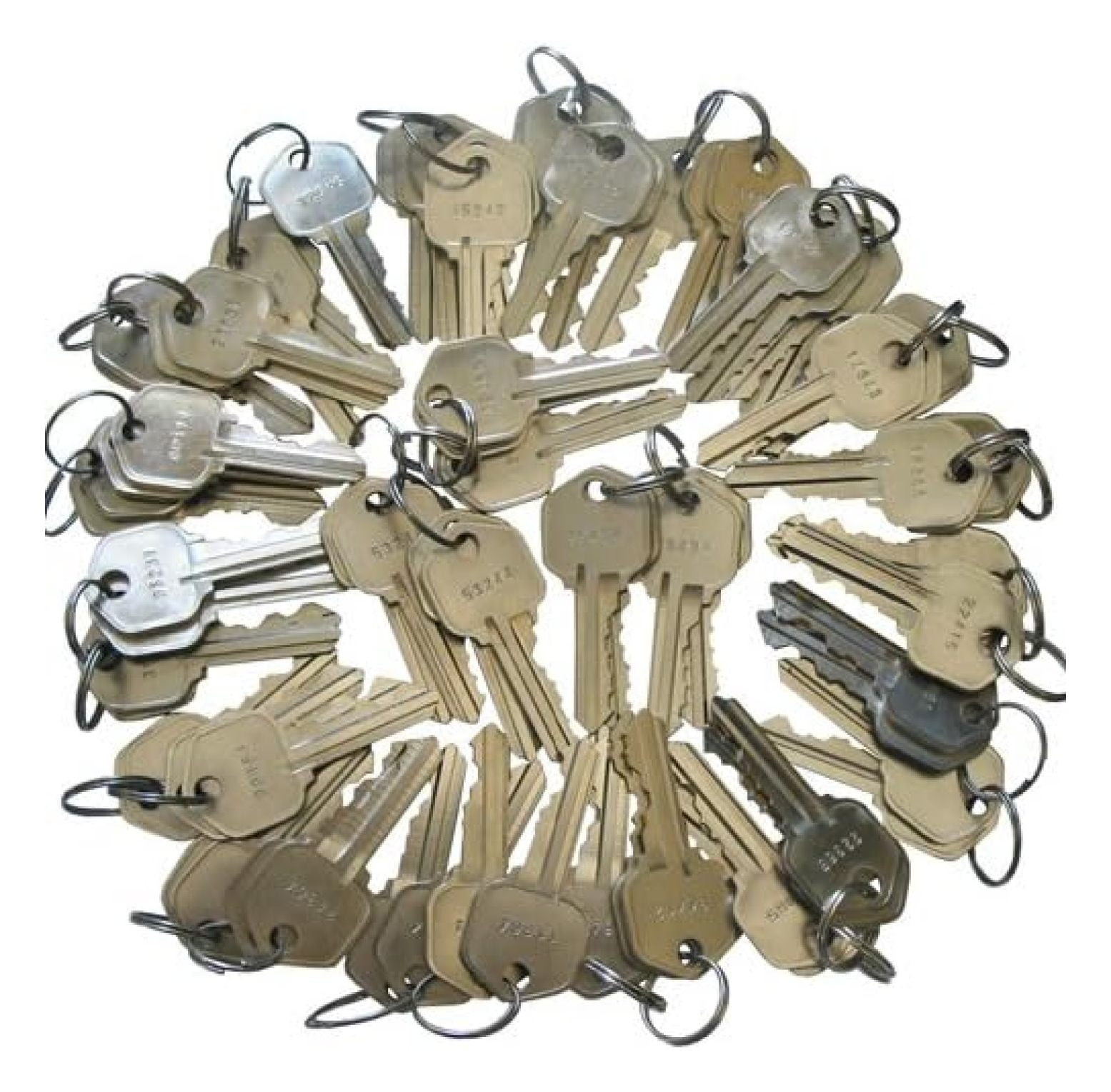 80 Precut Compatible Keyway Kw1 5 Pins Keys 16 Sets of 5 Keys by ...