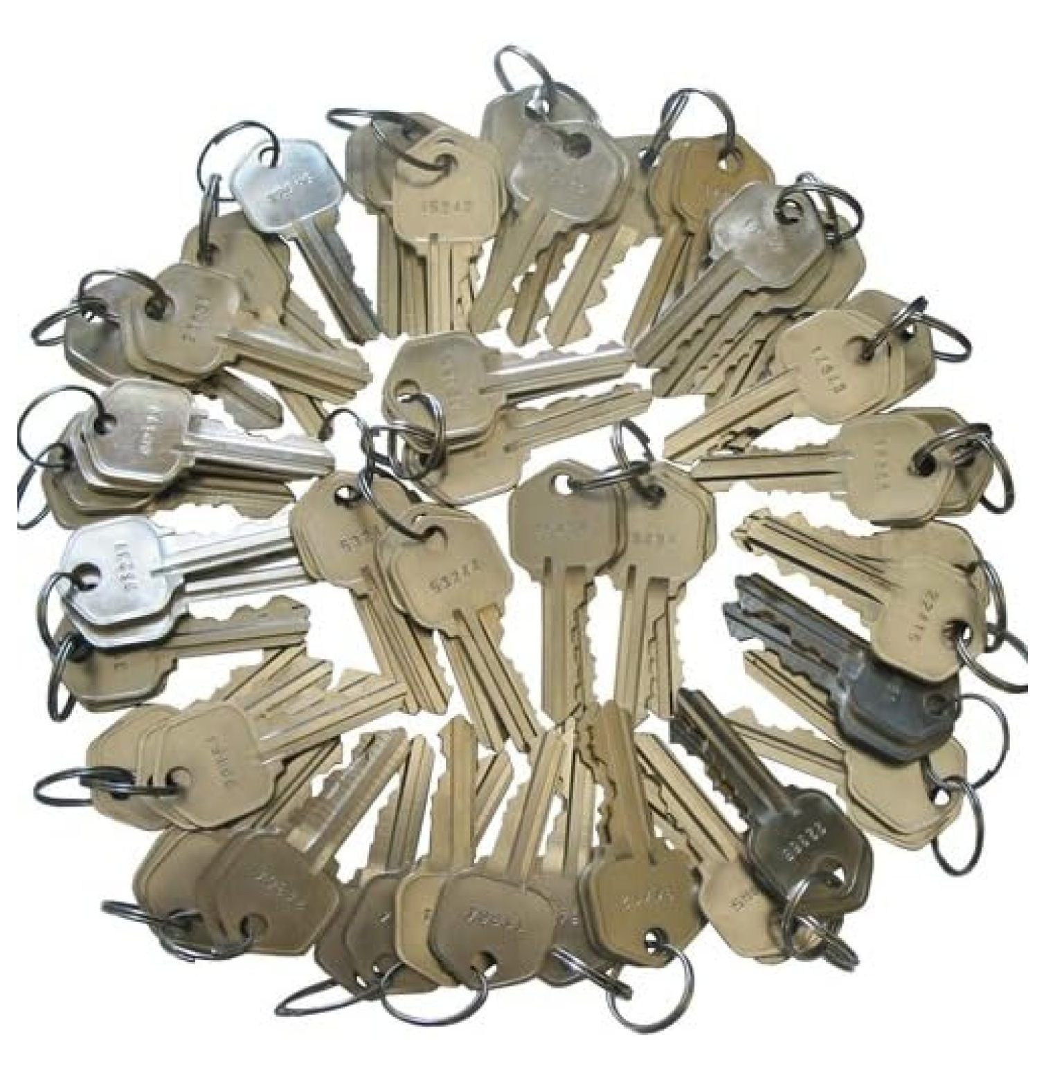 80 Precut Compatible Keyway Kw1 5 Pins Keys 16 Sets of 5 Keys by ...