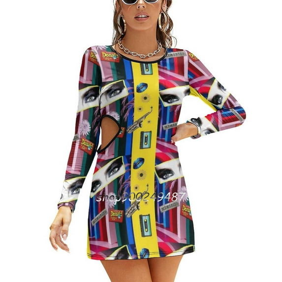 80'S Back! Evening Party Dresses Midi Sexy Dress Female Sweet One Piece ...