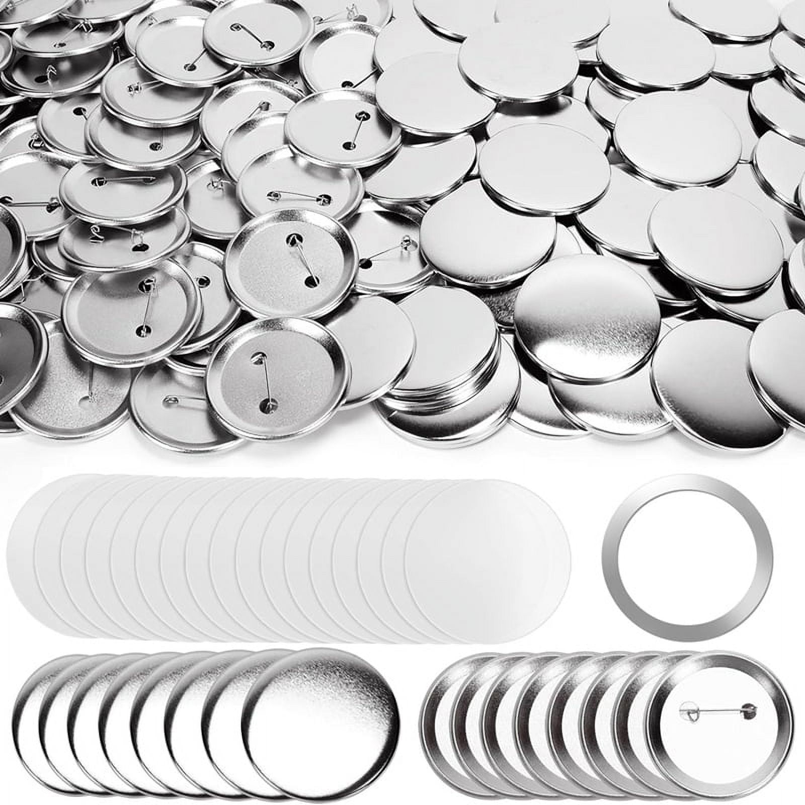 80 Sets 58mm/2.25Inch Metal Button Parts Supplies for Machine Round Pin ...
