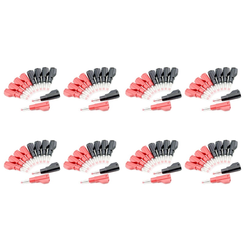 80 Sets Retractable Sheath 4Mm Banana Plug Connectors Stackable Wire ...