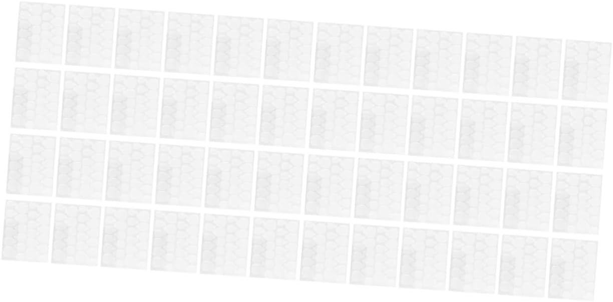 80 Sheets Clear Tabs Fake Arty Sticker Adhesive Supplies Tool Manicure ...