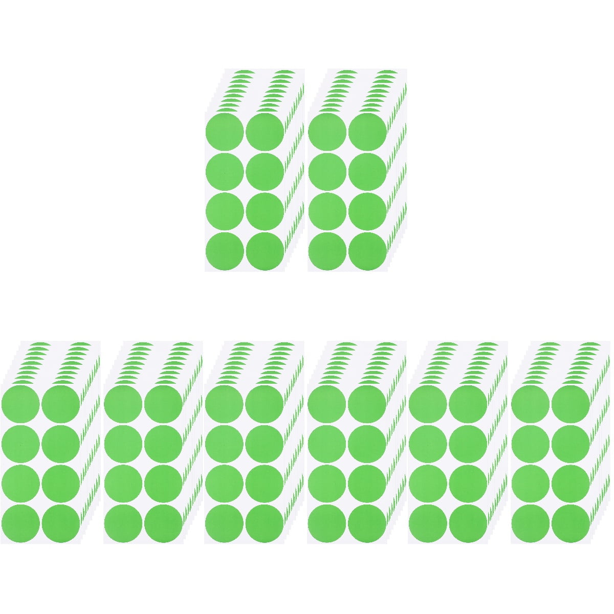 80 Sheets of Adhesive Dot Stickers Colored Dot Stickers Colorful Circle ...