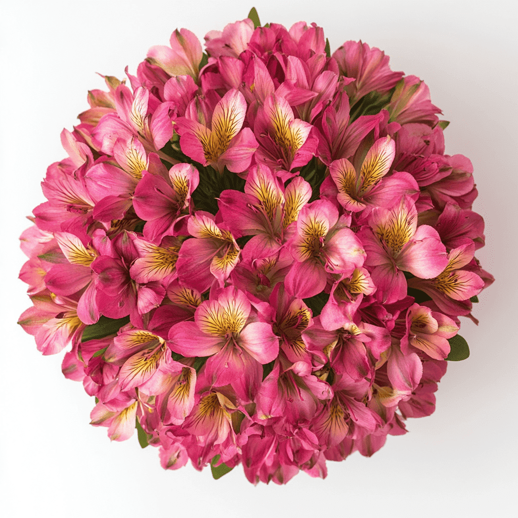 80 Stems of Super Select Hot Pink Alstroemerias- Beautiful Fresh Cut ...