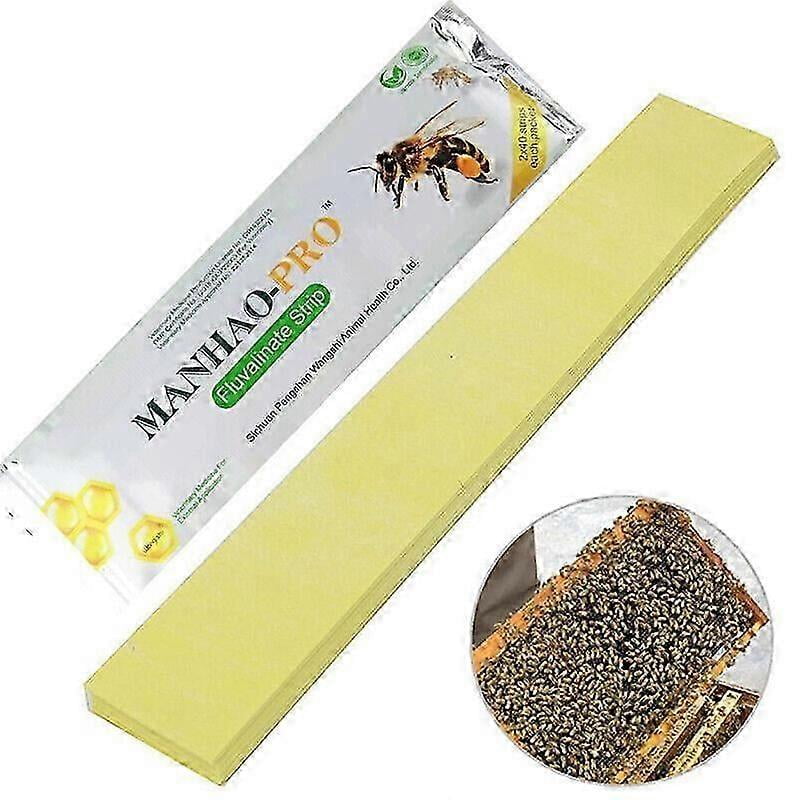 80 Strips Wangshi Manhao-pro Fluvalinate Strip Varroa Mite Killer ...