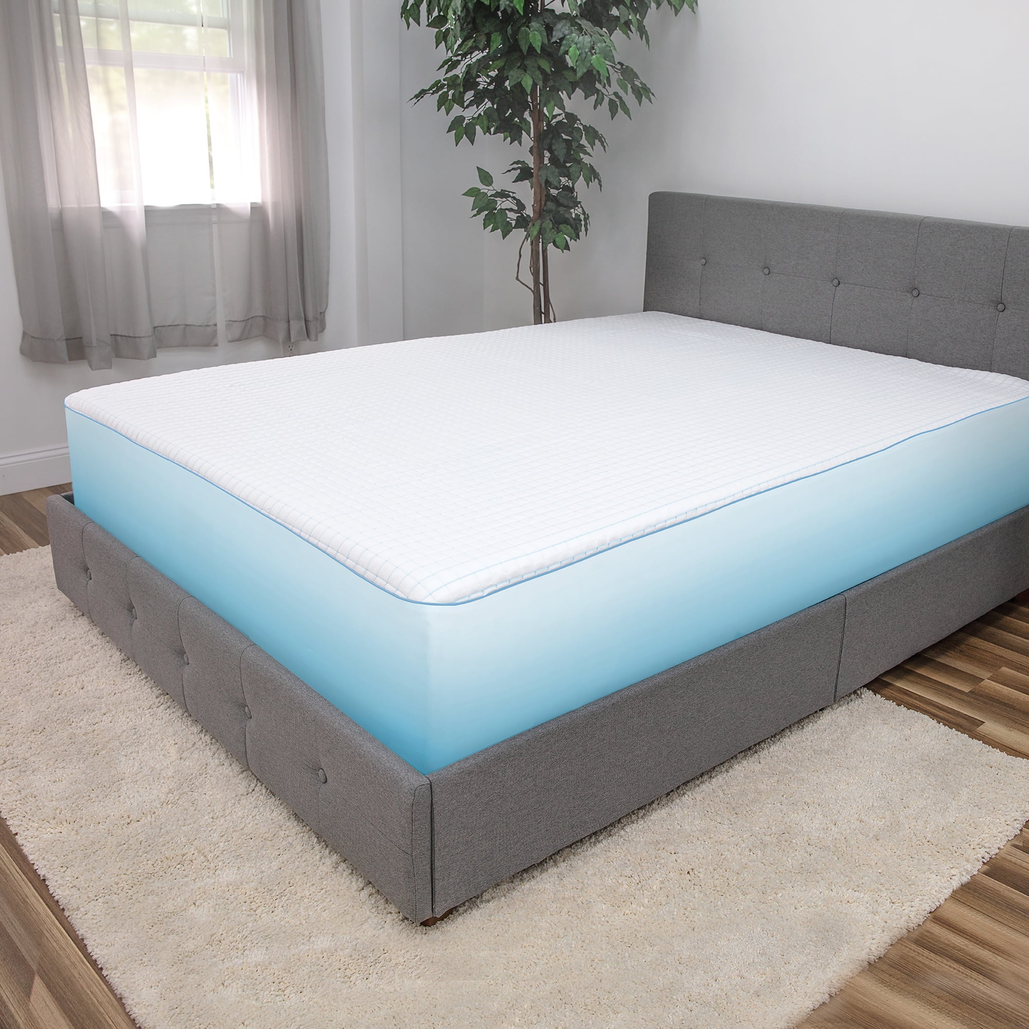 80" Twin XL Ultra Cooling Waterproof Mattress Protector - Walmart.com