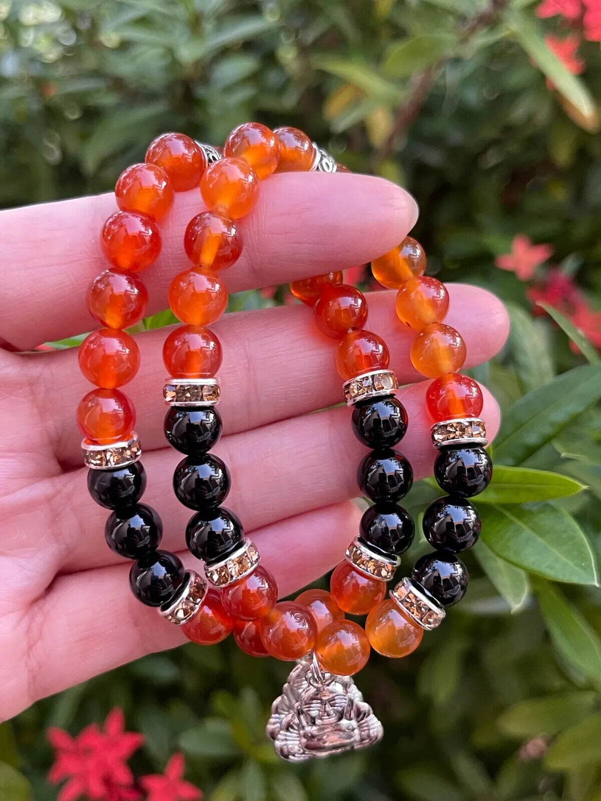 80 Types Gemstone Bead Bracelets, Genuine Crystals Bead Stone Bracelet ...