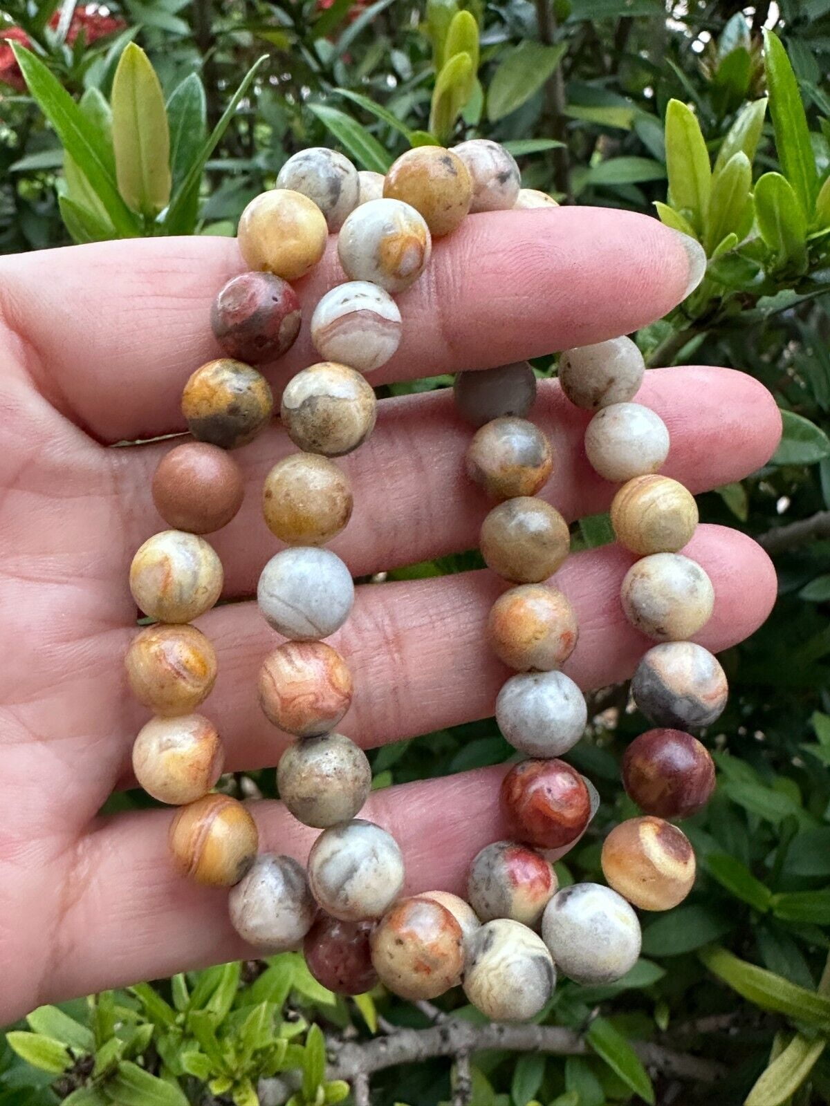 80 Types Gemstone Bead Bracelets, Genuine Crystals Bead Stone Bracelet ...