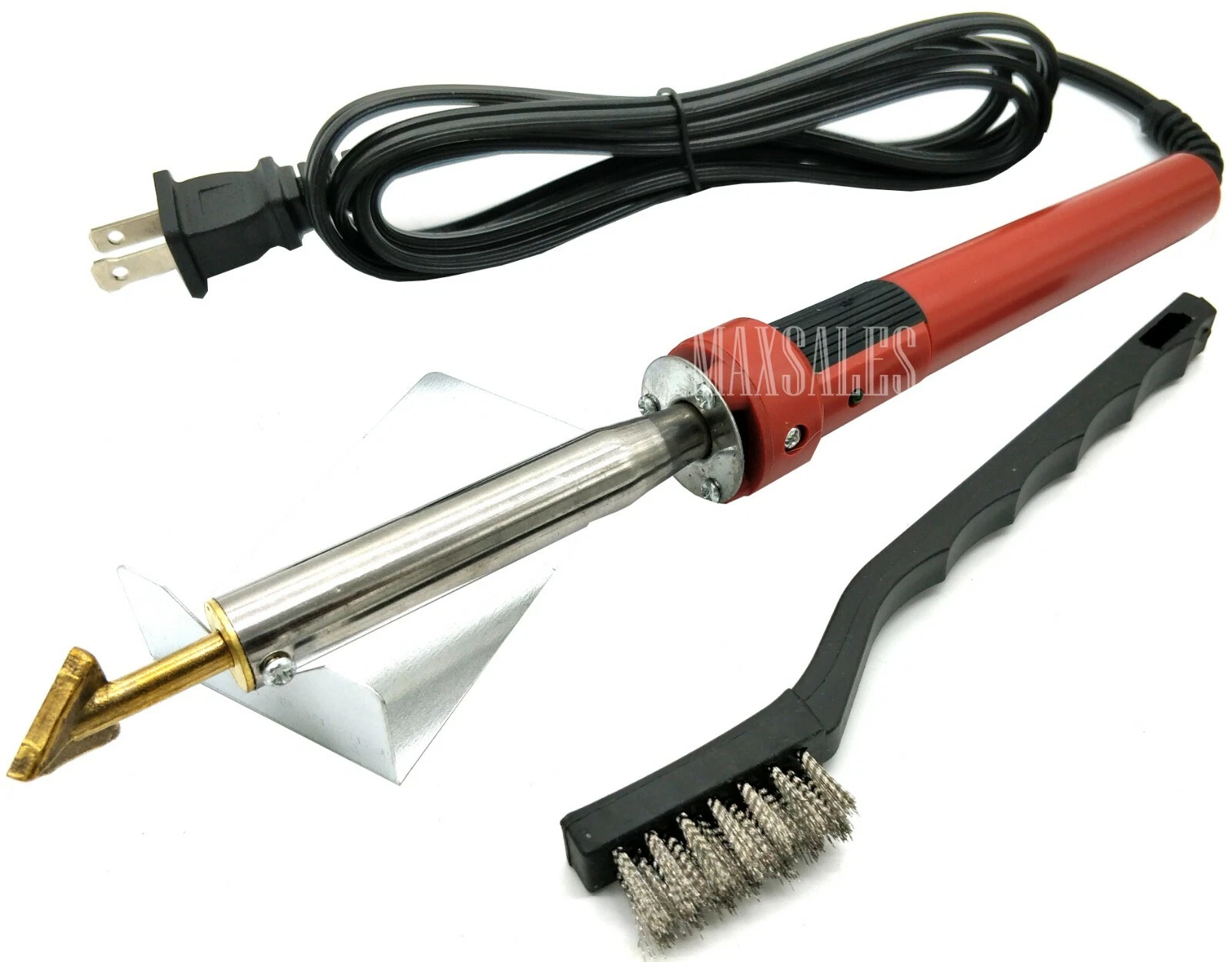 80 Watt Iron PLASTIC WELDING KIT TPO TEO PP Rod Mesh Auto Welder Repair ...