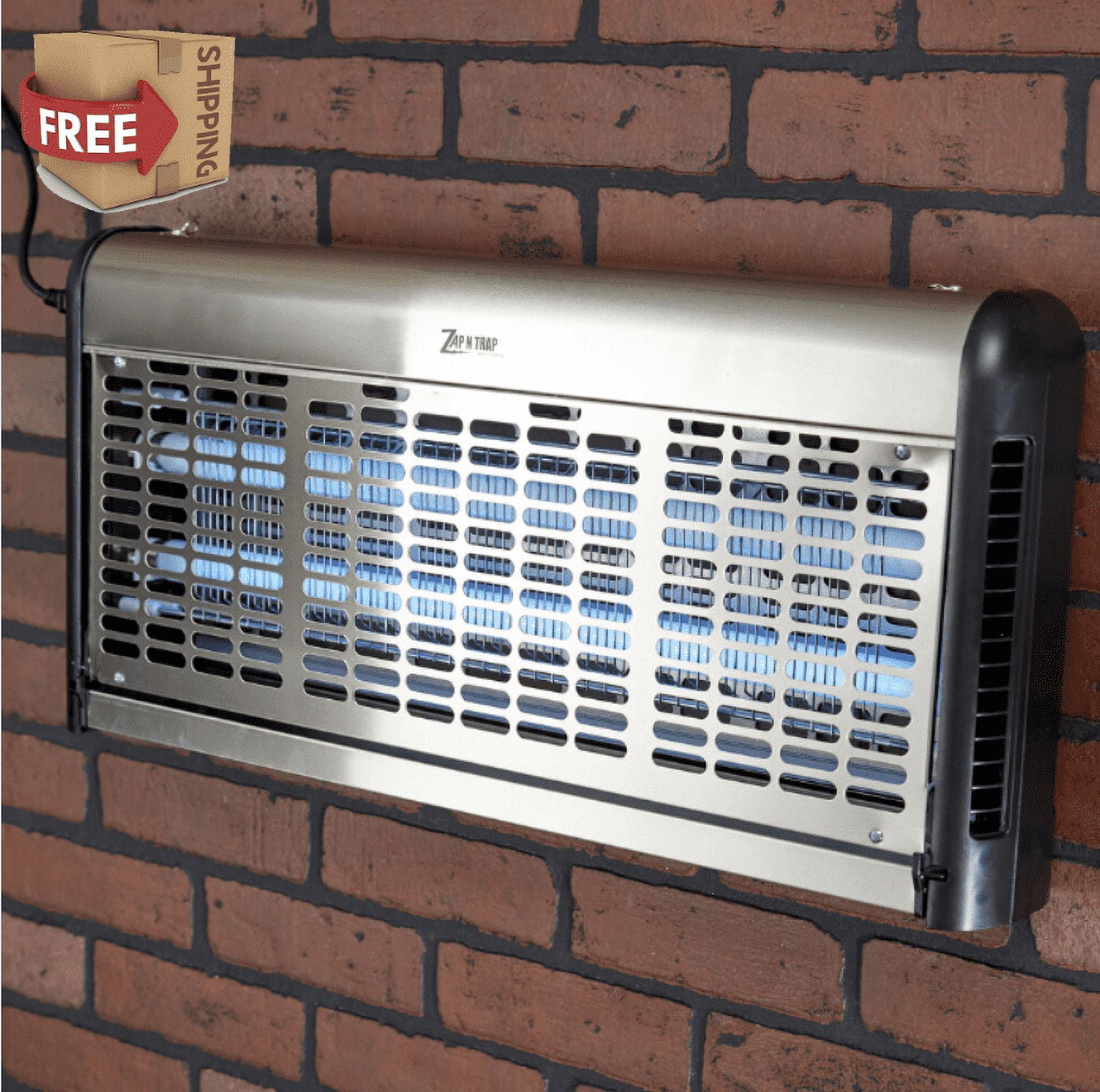 80 Watt Zap N Trap Stainless Steel Insect Trap / Indoor Restaurant Bug ...